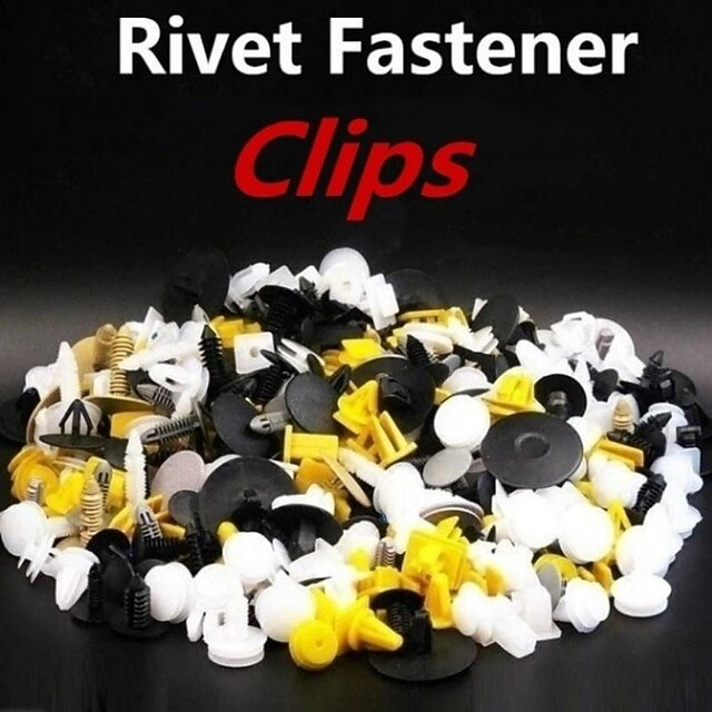 StarFire 50/100/200Pcs/Set Universal Plastic Clips For Car Fender ...