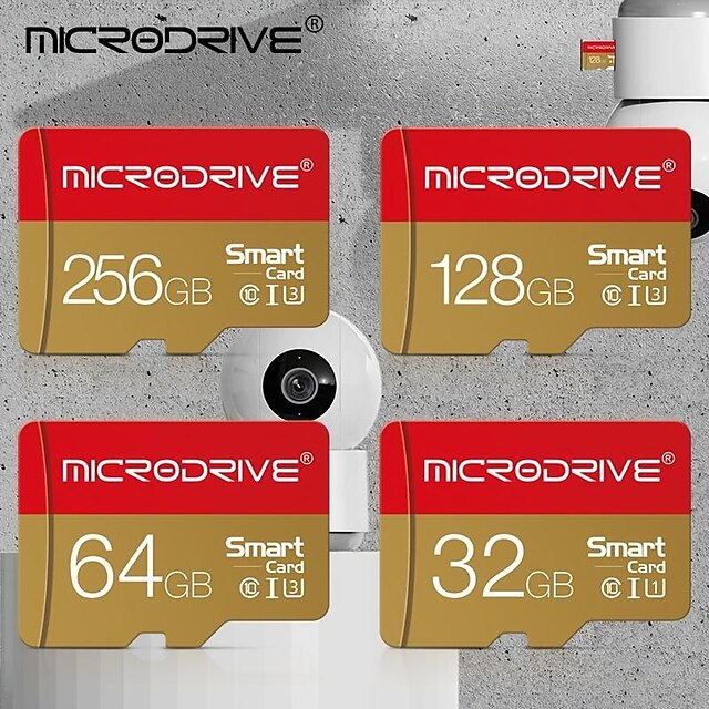 Memory Card 32GB 64GB 128GB 256GB U3 Mini SD Card Class 10 TF Flash ...