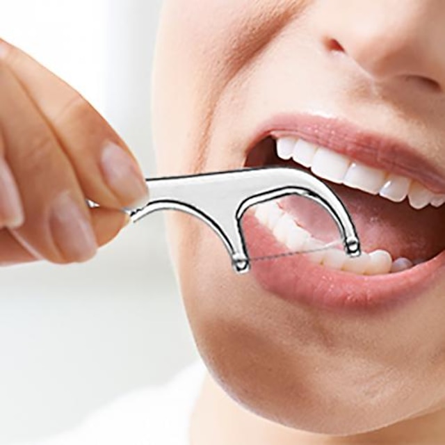 7Pcs Portable Stainless Steel Toothpicks Pocket Set Reusable Metal ...