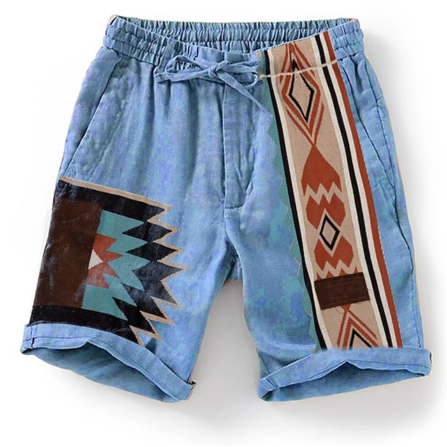 Men's Graphic Shorts Summer Shorts Beach Shorts Mid Waist Streetwear ...