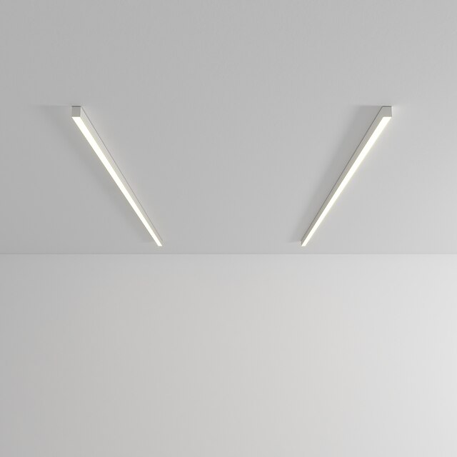 LED Ceiling Light 60cm 80cm Line Design Acrylic Metal Ceiling Lights ...