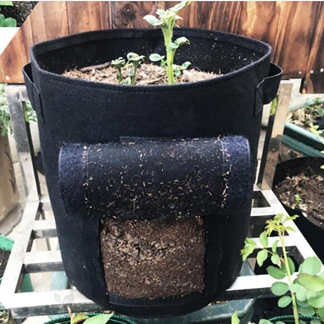 saci de cultivare a plantelor de casa gradina ghiveci de cartofi saci ...