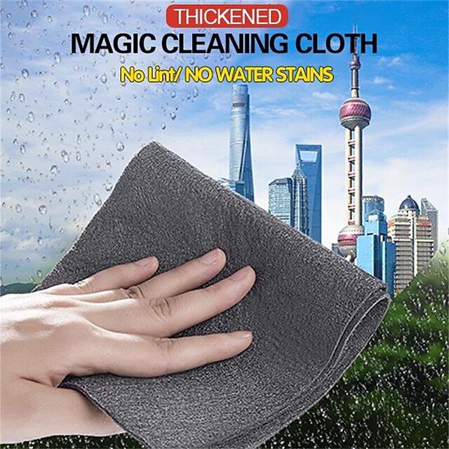 5/10pcs Thickened Magic Cleaning Cloth Absorbent Rag Water Marks ...