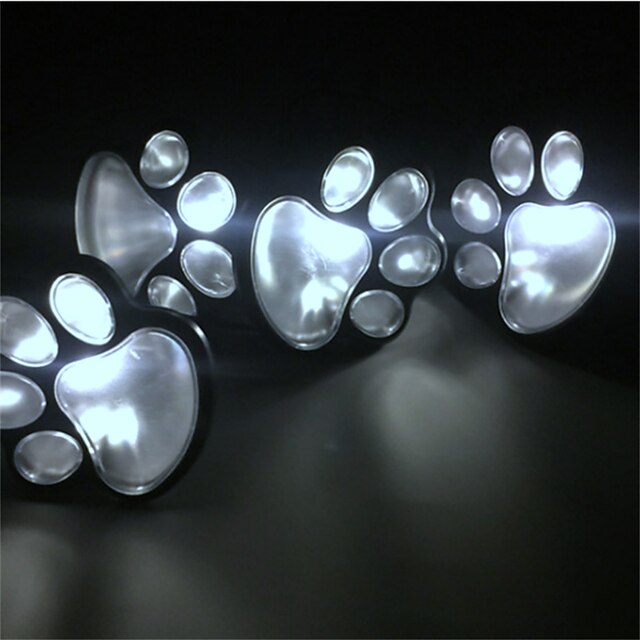 Paw Print Solar Outdoor Lights Solar Lights Outdoor Waterproof Dog Paw ...
