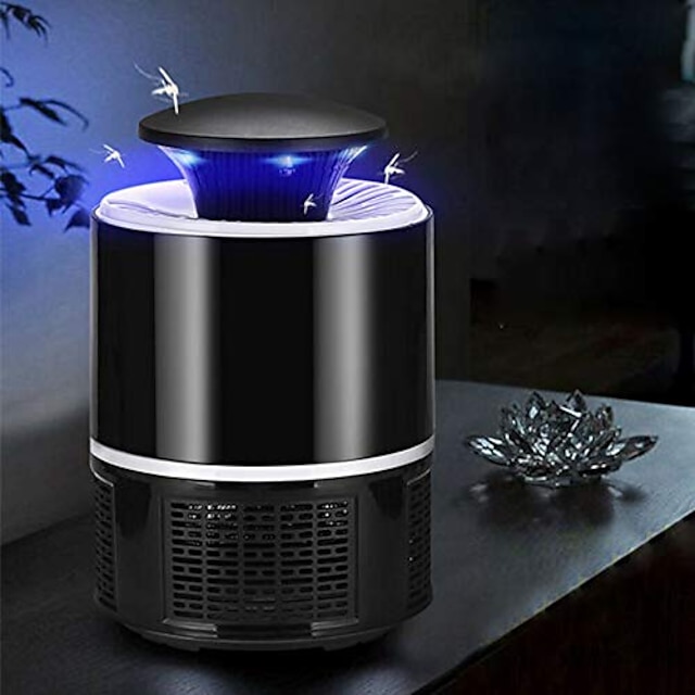 Bug Zapper Automatic Indoor Insect Trap - UV Black Light & Fan Mosquito ...