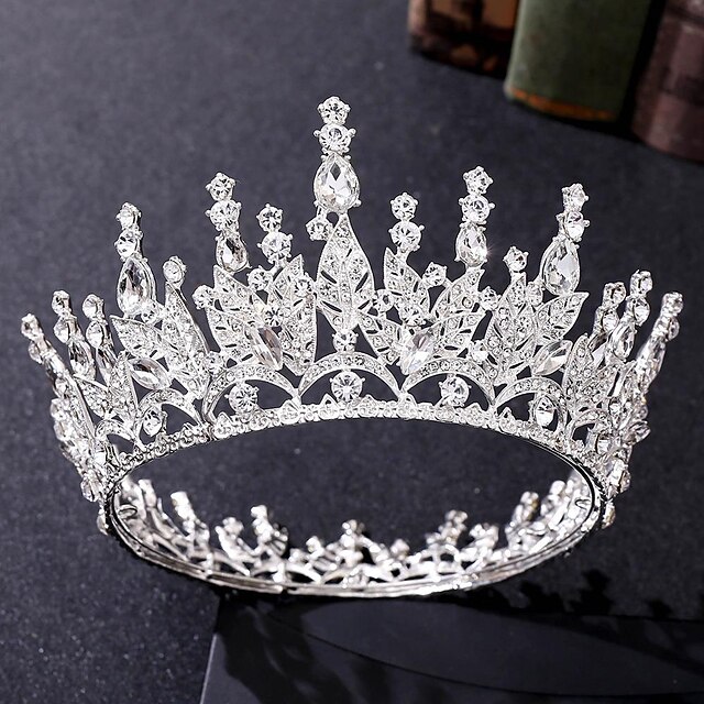 Silver Tiara and Crown for Women Crystal Queen Crowns Rhinestone ...