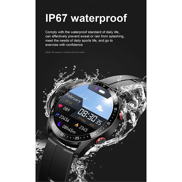 HW20 Smart Watch Smartwatch Men Woman Bluetooth Fitness Bracelet Heart ...