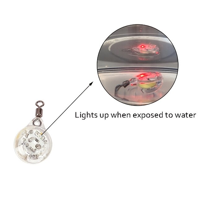 LED Fishing Light Luminous Mini Fish Eye Bait Lure LED Underwater ...