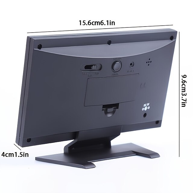 Intelligent Digital Clock Voice Control Snooze Backlight Creative ...