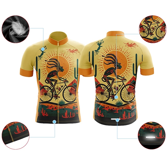 21Grams Homme Manche Courte Maillot Velo Cyclisme Cyclisme Top avec 3 ...