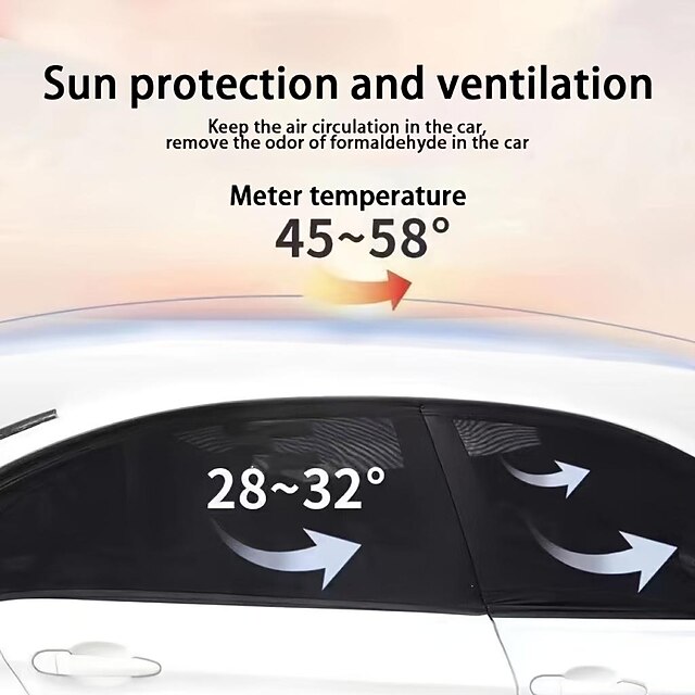 Car Window Anti-Mosquito Car Curtain Sunshade Window Car For Sedan Sun ...
