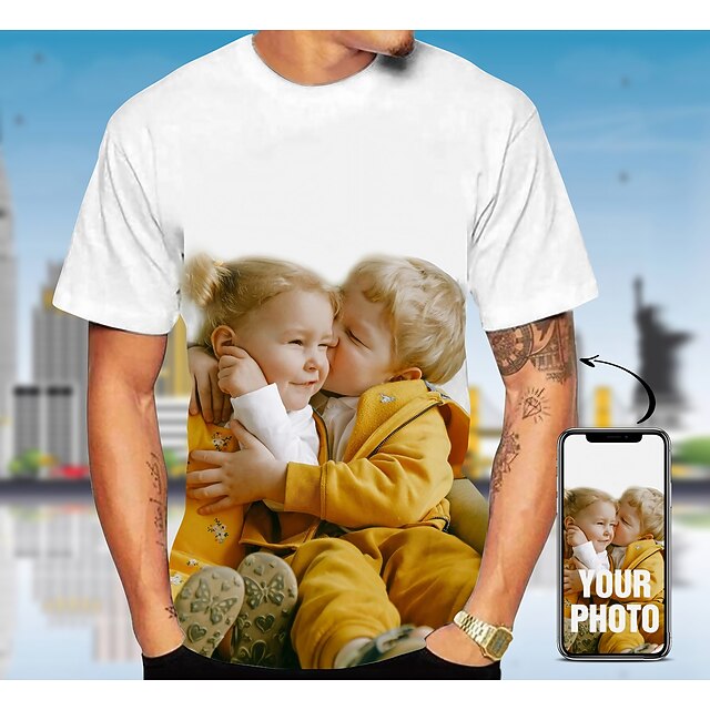 Custom T Shirt for Men Design Your Own Custom Shirts Personalized All ...