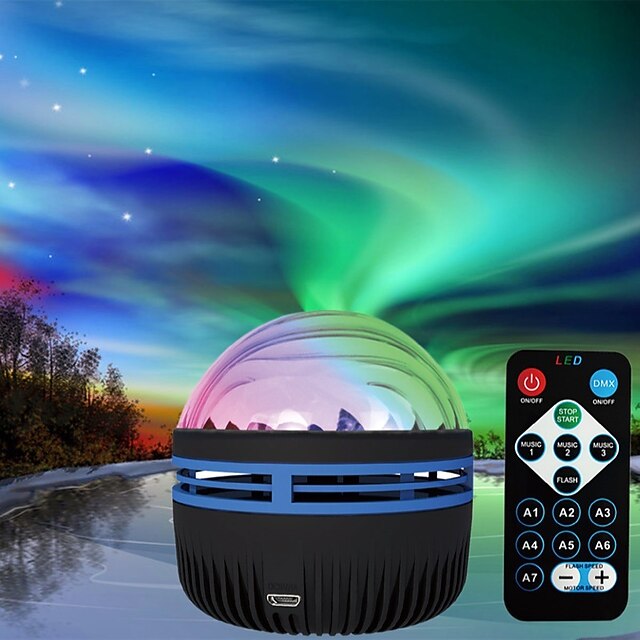 LED Starry Sky Projection Light Mini Remote Control Projector USB Plug ...