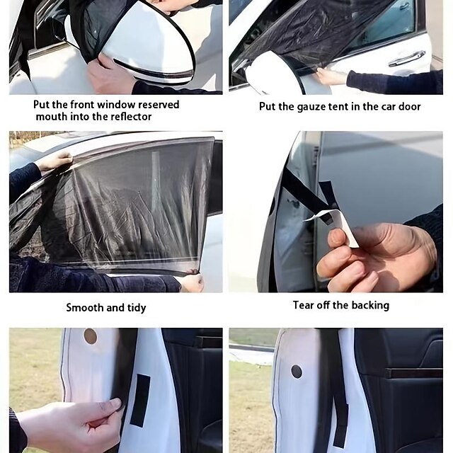 Car Window Anti-Mosquito Car Curtain Sunshade Window Car For Sedan Sun ...