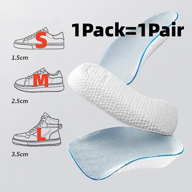 1Pair/pack Invisible Height Increasing Insole Orthopedic Arch Support ...