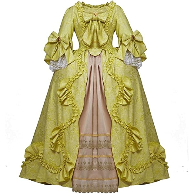 Vintage Rococo Victorian Renaissance Princess Colonial Period Prom ...