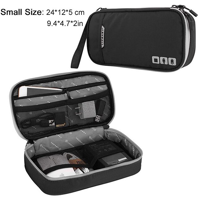 Portable Electronic Accessories Travel case,Cable Organizer Bag Gadget ...