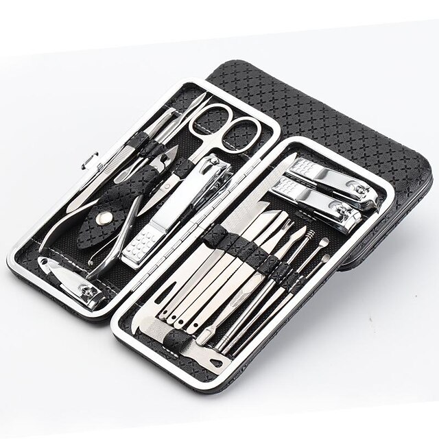 19 in 1 Stainless Steel Manicure Set For Foot Fitting Set Professional ...