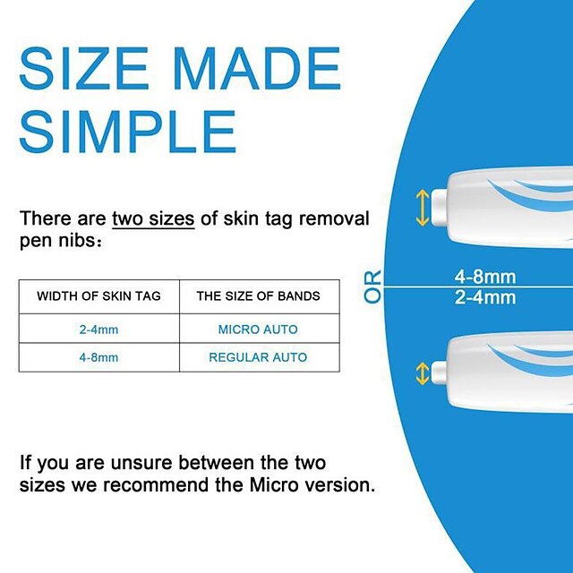 2 IN 1 Auto Micro Skin Tag Remover Device Standard And Micro Skin Tag ...