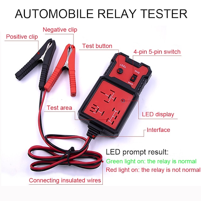 Automobile Relay Tester 12V Electronic Automobile Relay Tester ...