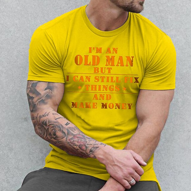 I M An Old Man But Can Still Fix Things And Make Money T Shirt Mens