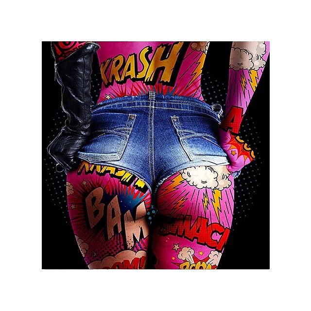 People Wall Art Canvas Sexy Ass Prints Painting Artwork Picture Pop Graffiti Colorful Home ...