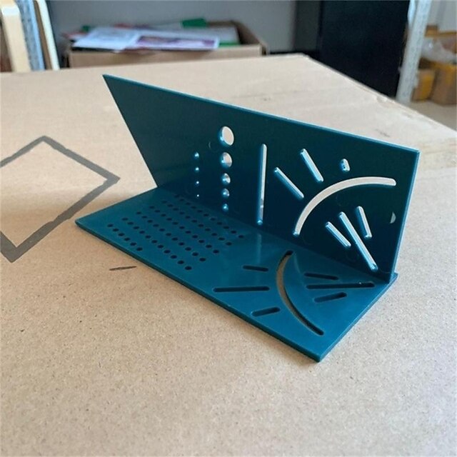 1pc Holzbearbeitungslineal, 3D-Gehrungswinkel-Messlehre, quadratisches Messwerkzeug 2025 - $5.99