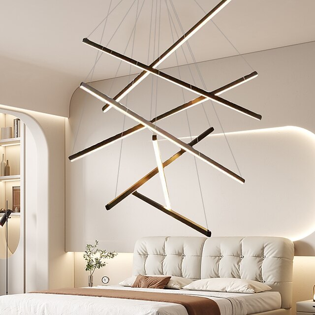 led hanglamp 3/5/7/9 koppen cluster design spoetnik design ...