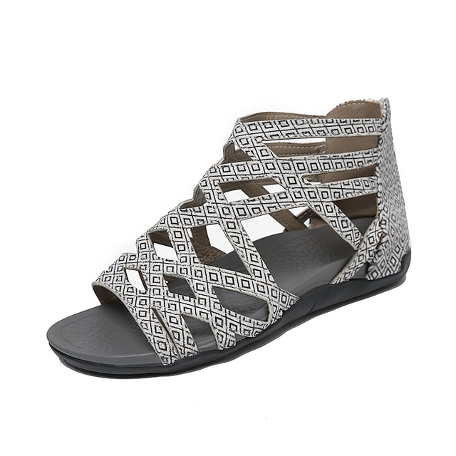 Women's Strappy Sandals Wedge Sandals Gladiator Sandals Roman Sandals ...
