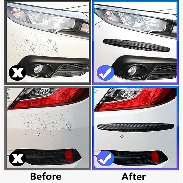 Starfire 2 Stück Universal-Anti-Kollisionsschutz Gummi Auto vorne und ...