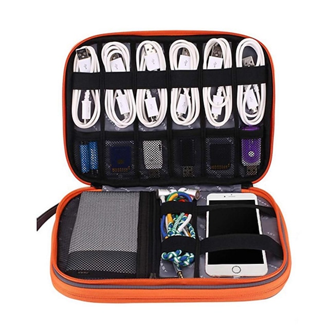 Portable Electronic Accessories Travel case,Cable Organizer Bag Gadget ...
