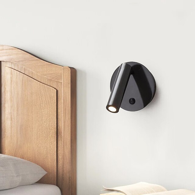 Led Wall Sconce, Interior Wall Adjustable Spotlight Reading Lamp ...