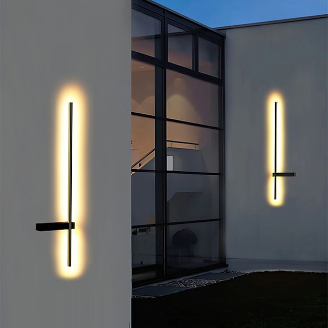 Outdoor LED Wall Light Waterproof IP65 35" Wall Mount Lighting Fixture ...