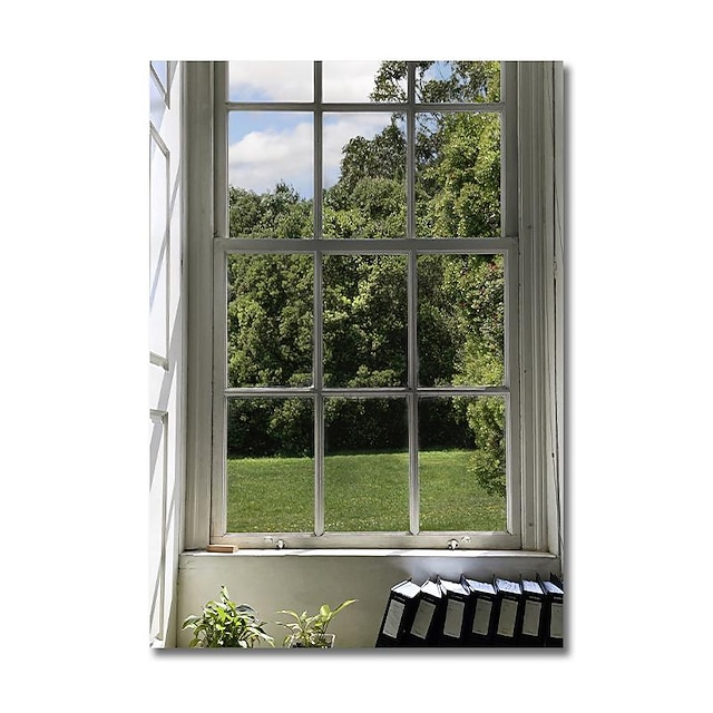 Landscape Wall Art Canvas The Window Modern Art Landscape Home ...