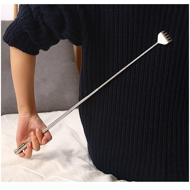 Adjustable Back Scratcher Stainless Steel Back Telescopic Portable ...