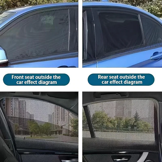 Car Window Anti-Mosquito Car Curtain Sunshade Window Car For Sedan Sun ...