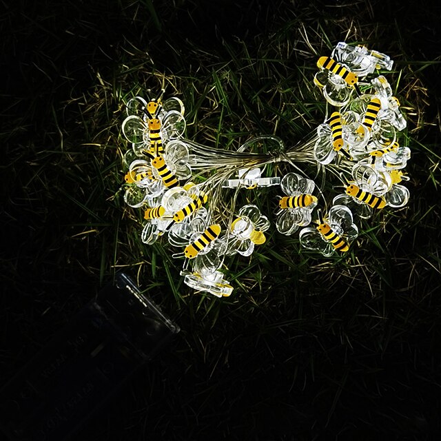 Elegant Wedding Reception Party Honey Bee Fairy String Lights Battery ...