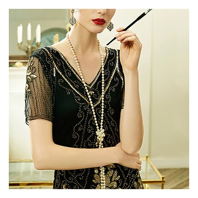 Faux Pearl Necklace Long Pearl Necklaces 1920s Accessories for Women ...