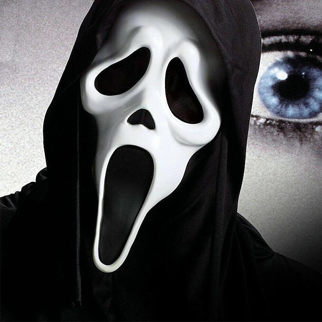 Ghostface Mask Devil Ghost Cosplay Costumes Latex Horror Masks Ghost ...