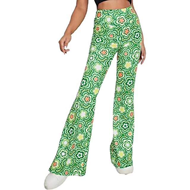 Retro Vintage Boho 1970s Trousers Bell Bottom Pants Wide Leg Pants ...