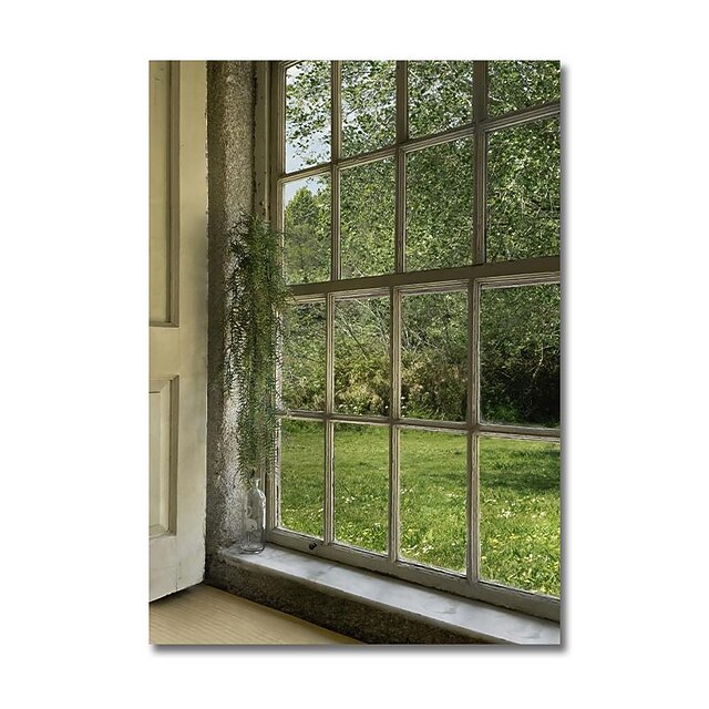 Landscape Wall Art Canvas The Window Modern Art Landscape Home ...