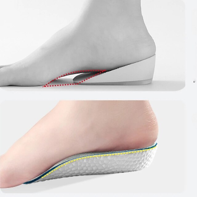 1Pair/pack Invisible Height Increasing Insole Orthopedic Arch Support ...