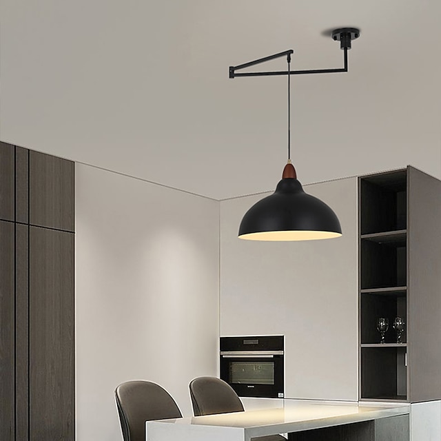 LED Pendant Light Industrial Pendant Light Fixture Swing Arm Hanging ...