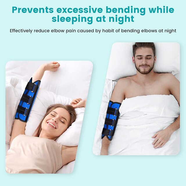 Elbow Brace,Elbow Splint for Cubital Tunnel Syndrome,Night Elbow Sleep ...