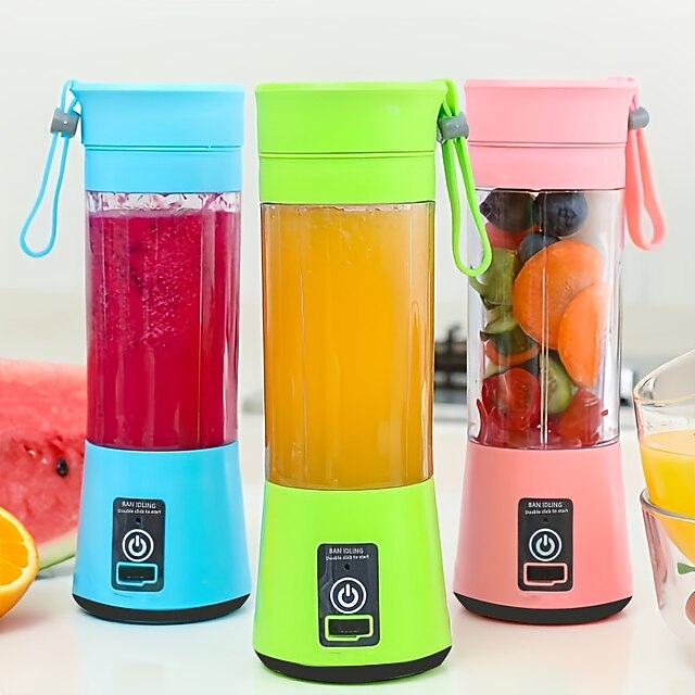 New Juicing Machine Home Portable Juicing Cup Four Leaf Mini Juicing ...