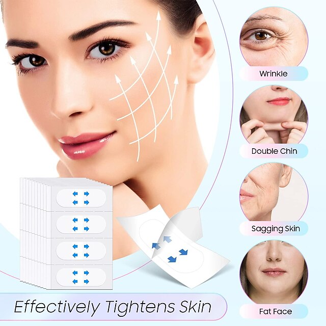 Face Lift Tape Wrinkle Patches - Face Tape Lifting Invisible, Instant ...