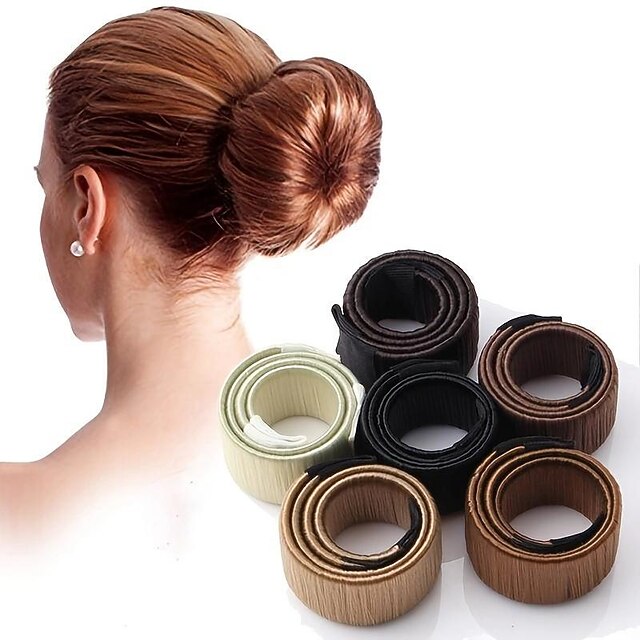 Hair Bun Maker, Easy Fast Snap Roll Hair Nets Magic Buns Tool, Donut ...