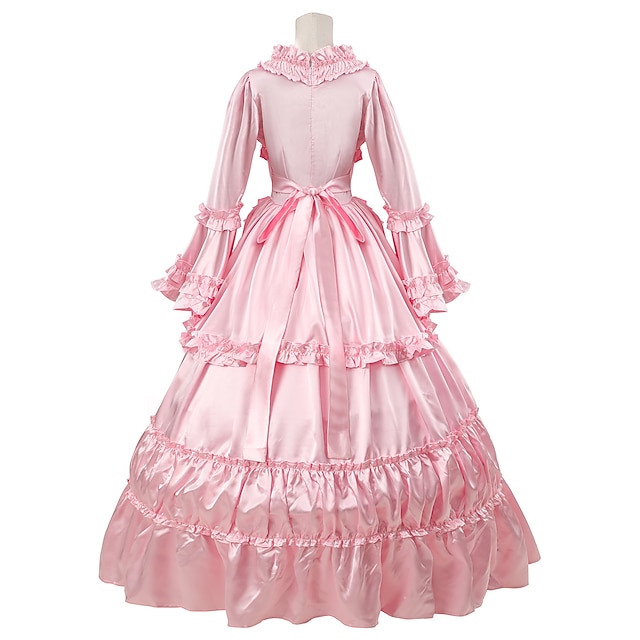 Rokoko Victoriansk 1700-talet Klänningar Festklädsel Maskerad Volangärm ...