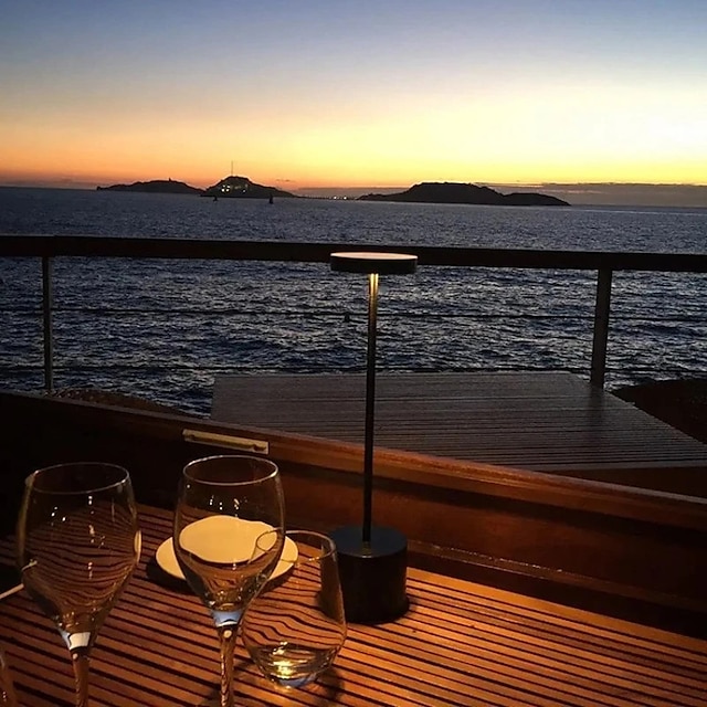 Cordless Table Lamp Rechargeable Battery Operated Portable Table Light ...