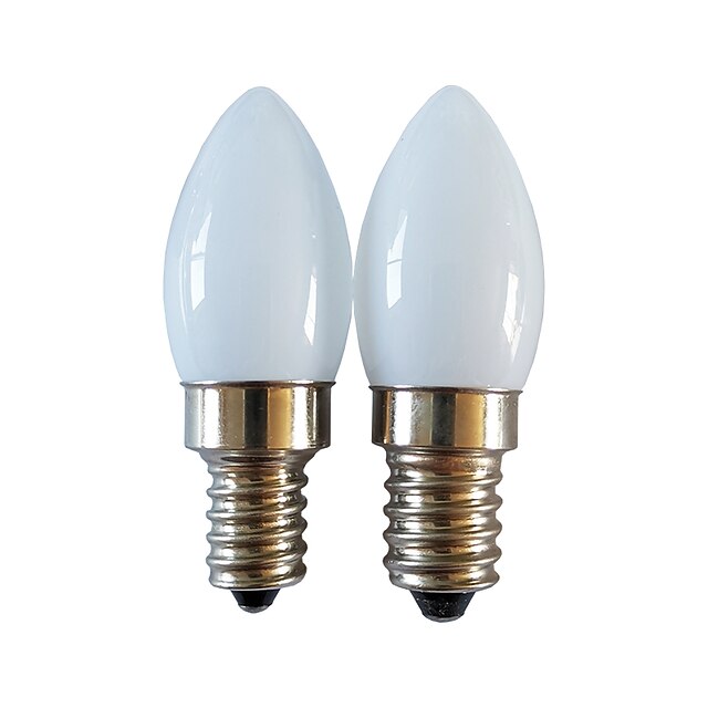 2W LED Candle Lights 150lm E14 E12 C35 6LED Beads SMD 2835 Warm White ...